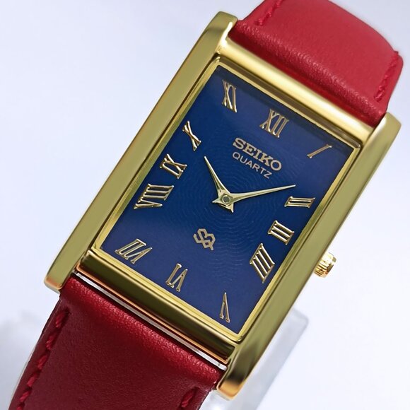 Seiko | Accessories | Vintage Seiko Tank Slim Quartz Mens Japanese ...